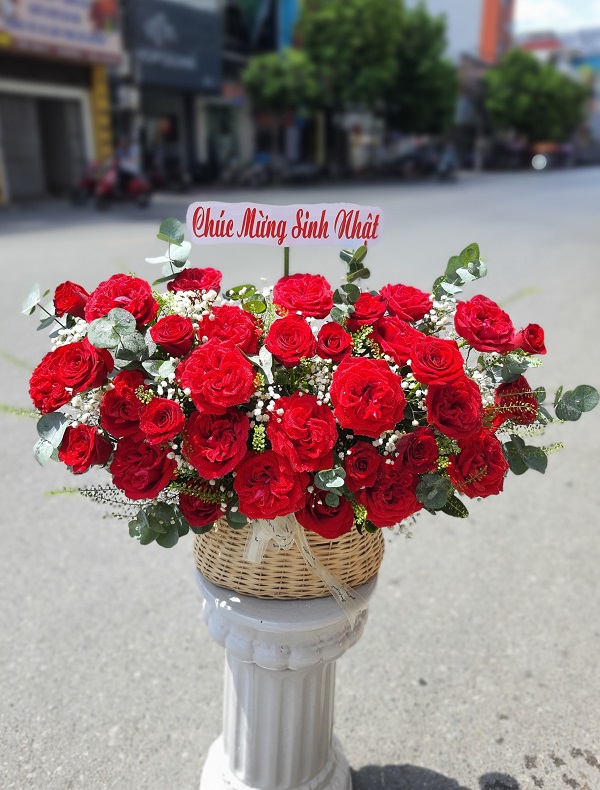 Giỏ hoa tươi MSL121